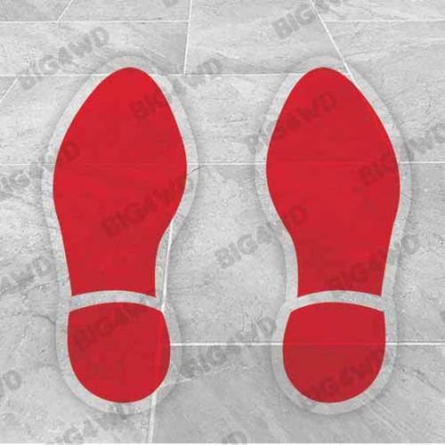 Jual STICKER TRANSPARANT TELAPAK JEJAK SEPATU STIKER TRANSPARAN - Hitam ...