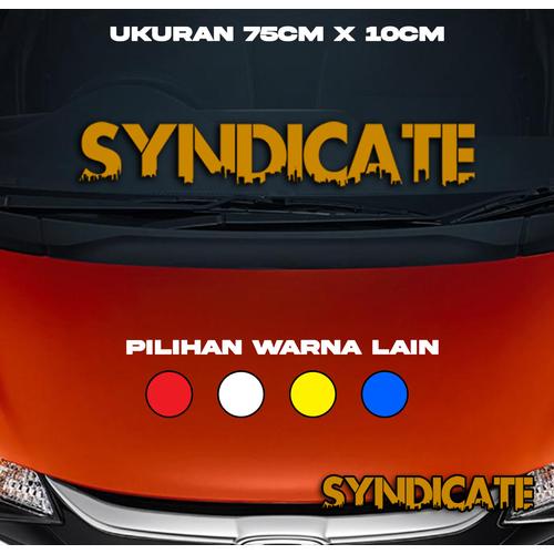 Jual CUTTING STICKER MOBIL SYNDICATE - Kab. Tangerang - Mojoks Customs ...