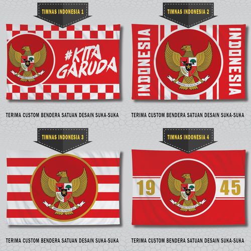 Jual Bendera Timnas Garuda Indonesia Merah 1-4 - Import 110x75 - Kota ...