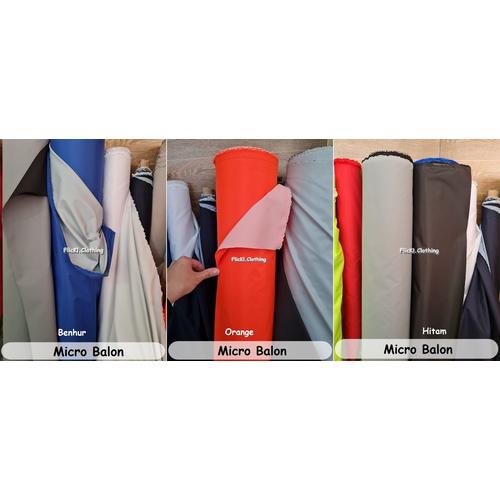 Jual Bahan Kain Micro Balon Parasit Parasut Waterproof Jaket Hujan Anti ...