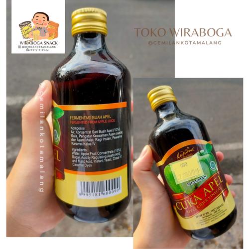 Jual KUSUMA CUKA APEL / APPLE VINEGAR 300ML GOJEK DAN GRAB MALANG AREA ...