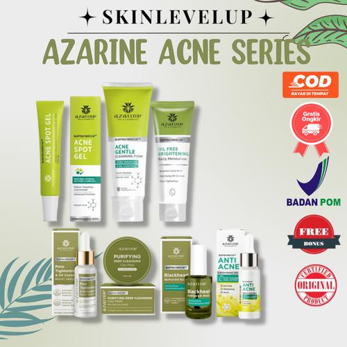 Jual Azarine Acne Series Serum Spot Gel Cleansing Foam Oil Free Mask ...