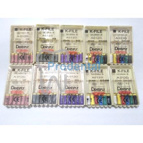 Jual Dental kfile dentsply 21mm 25mm 31mm 06 08 10 15-40 45-80 / kfiles ...