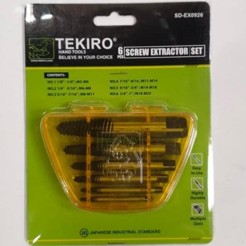 Jual TAP BALIK TEKIRO SCREW EXTRACTOR SET SD-EX0926 SOLUSI BAUT RUSAK ...