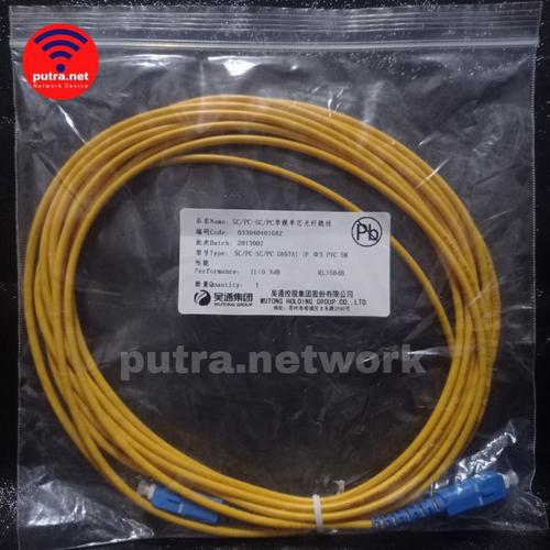 Promo patchcore Patchcord SC UPC Kabel Fiber Optik Pathcord SC to SC ...