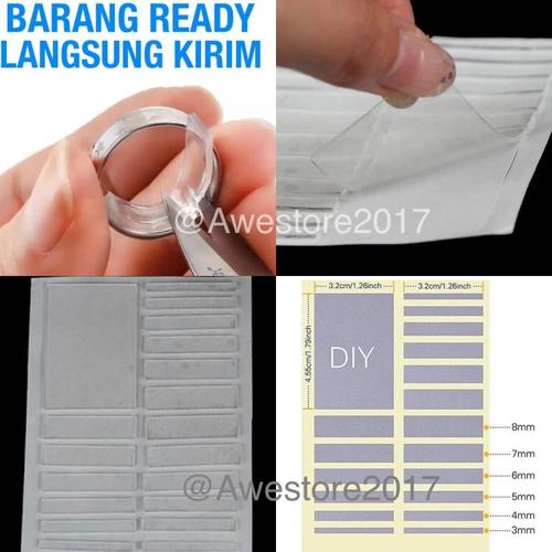 Jual sale 1 SET 19 PCS Pengganjal Cincin Pengecil Ganjalan Ring ...