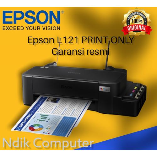 Jual Printer Epson L121 ORIGINAL Pengganti L120 Ink Tank A4 Inktank L ...