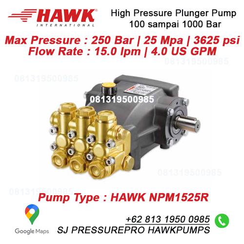 Jual High Pressure Pump Hawk NPM1525R Pressure 250 Bar, 25 Mpa, 3625 ...