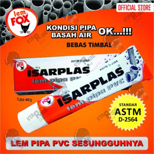 Jual Lem Fox Isarplas Tube Sealant Perekat Lem Pipa PVC Paralon Pralon Air - Kota Bogor ...