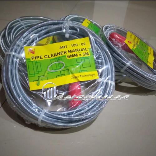 Jual Pipe Cleaner solusi pipa tersumbat/mampet kawat sodok manual 6mm x ...
