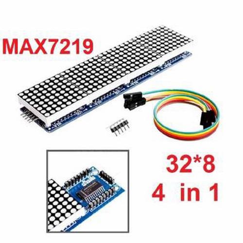 Jual MAX7219 LED DOT MATRIX MODULE 8x8 4-IN-1 32X8 RUNNING TEXT DISPLAY ...