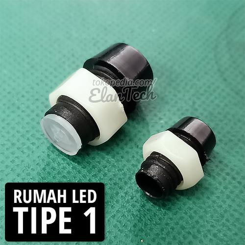 Jual Rumah LED 5mm 3mm Bezel Housing Holder Sarang Dudukan Tipe 1 ...