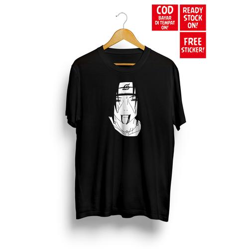 Jual BAJU KAOS ITACHI UCHIHA NARUTO AKATSUKI SASUKE SHARINGGAN ANBU ...