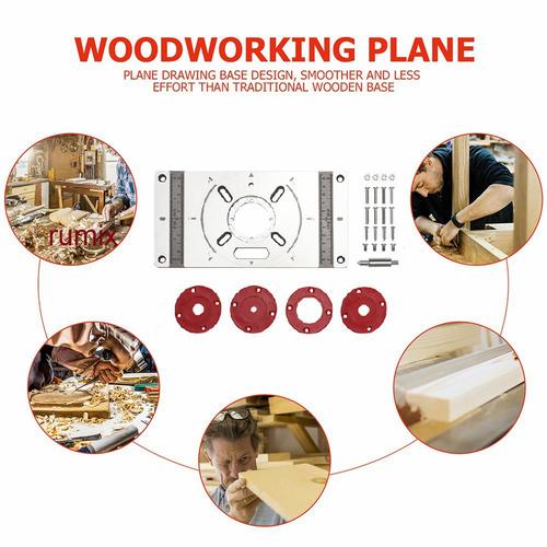 Jual Router Plate Plat Table Meja Router Meja Trimmer Insert Plate ...