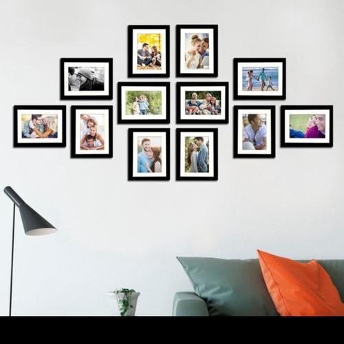 Jual WALL FRAME KOLASE FOTO 12 PCS BLACK AND WHITE - FRAME+CETAKFOTO ...