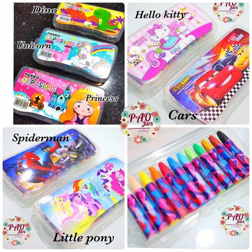 Jual crayon sekolah karakter / crayon cars terbaru / crayon hello kitty ...