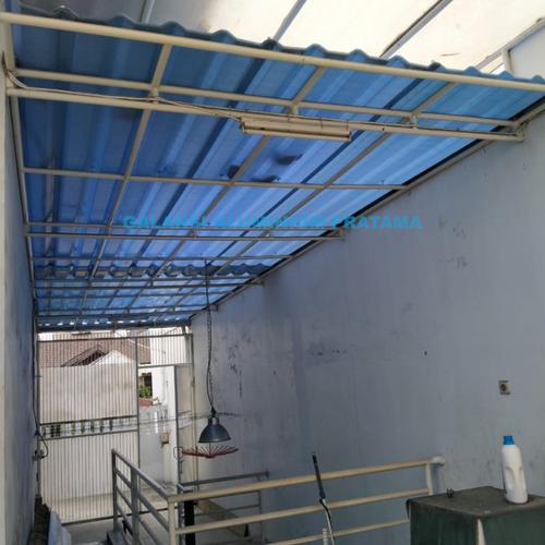 Jual Atap Alderon uPVC Semi Transparan Biru Double Layer 860 Asli dan ...
