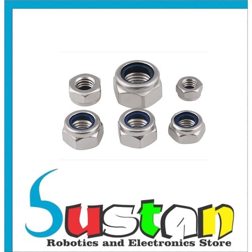 Jual SELF NYLON LOCK M3 MUR 304 NUT 3MM STAINLESS STEEL ANTI KARAT KUNCI 6 - Kota Bandung ...