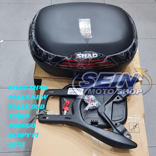 Jual BOX SHAD SH46 ORIGINAL NMAX NEW NMAX OLD FREEGO SCOPY LEXY VARIO ...