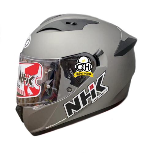 Jual HELM NHK GP PRIME SOLID GREY DOFF HELM NHK FULLFACE GP PRIME - S ...