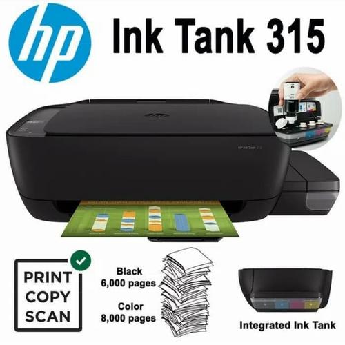 Jual printer hp ink tank 315 all in one(print scan copy) - Jakarta ...