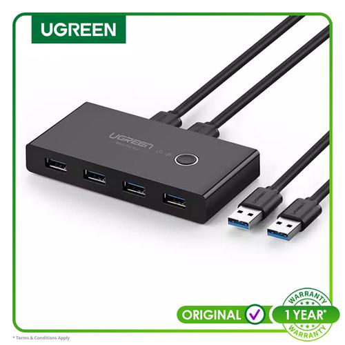 Jual Ugreen Usb3.0 Sharing Switch 2 for 4 port Black -30768 - Jakarta Pusat - Radix Teknologi ...