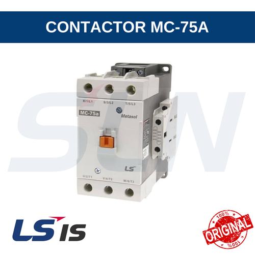 Jual MAGNETIC CONTACTOR/KONTAKTOR MC-75A LS IS - 48VAC - Jakarta Pusat ...