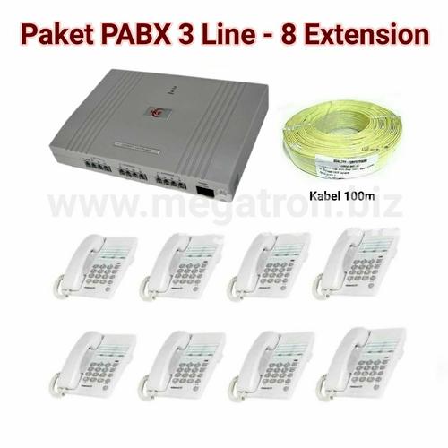 Jual Paket PABX 3 Line Telepon dan 8 Extension (Cocok untuk Small Office) - Jakarta Barat ...