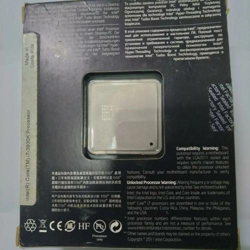 Jual Processor Intel i7-3930k 3930k 6 Cores 12 Threads setara 3770k ...