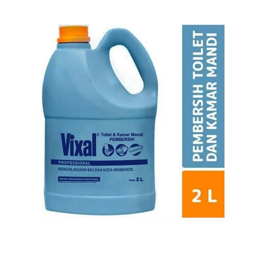Jual PEMBERSIH KAMAR MANDI TOILET PORSELEN CLEANER VIXAL 2 LITER ...
