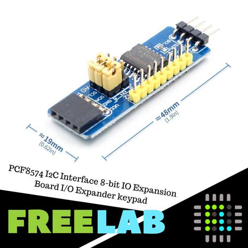 Jual PCF8574 I2C Interface 8-bit IO Expansion Board I/O Expander keypad ...
