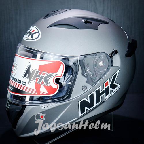 Promo NHK HELM GP PRIME SOLID | GREY DOFF | GPPRIME MICROLOCK DOUBLE ...