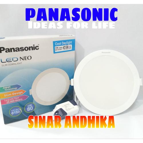 Jual Lampu Led Downlight Panasonic Panel Slim 15 Watt 6500K - Kuning ...