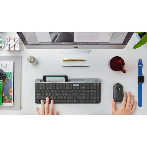 Jual Logitech K580 Wireless Keyboard Multi Device Slim - White - Kota ...
