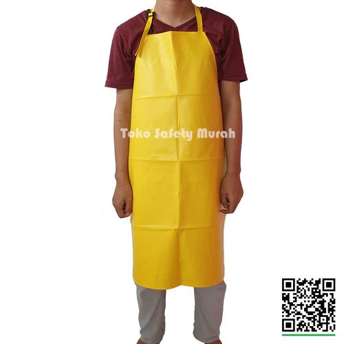 Jual Apron Warna Warni PVC Waterproof Anti Air 90 cm Kulit Sintetis ...