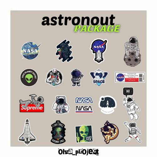 Jual PREMIUM STICKER AESTHETIC ASTRONOUT PACK STIKER CASE HANDPHONE ...