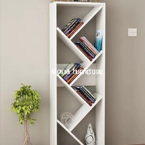 Jual rak buku minimalis kayu/lemari buku minimalis modern/ukuran ...