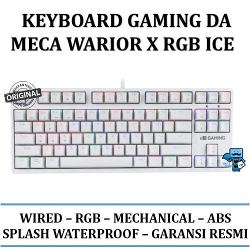 Jual Keyboard Gaming Digital Alliance Meca Warior X RGB Ice - Hitam ...