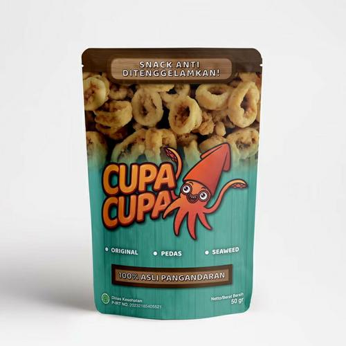 Jual Cumi Krispi Crispy Squid Cupa Cupa Cemilan Seafood Asli Pangandaran - Pedas - Kota ...