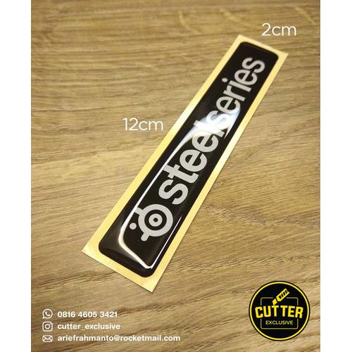 Jual emblem sticker resin STEELSERIES logo - Jakarta Barat - CUTTER ...