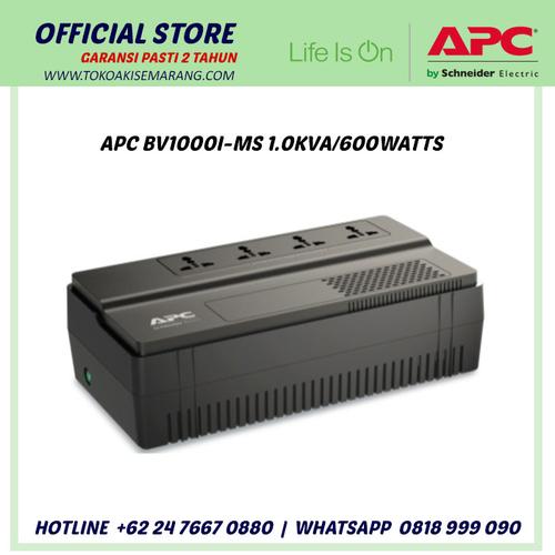 Jual APC EASY UPS BV 1000VA, AVR, Universal Outlet, 230V BV1000I-MS 600Watt - Kota Semarang ...