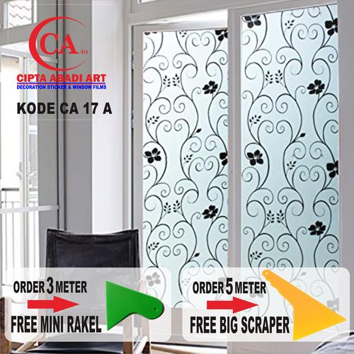 Promo STICKER/STIKER KACA MOTIF BUNGA BATIK ( WINDOW FILM ) - Kota ...