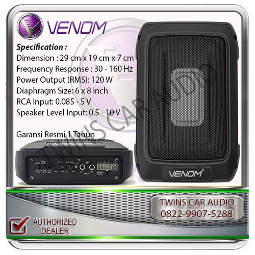 Jual SUBWOOFER AKTIF KOLONG JOK VENOM VX6.8PB/SUB AKTIF VENOM/SUB KOLONG - Jakarta Pusat ...