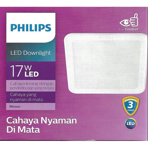 Jual PHILIPS DOWNLIGHT LED MESON SQUARE 17W KOTAK 17 watt - Kuning ...