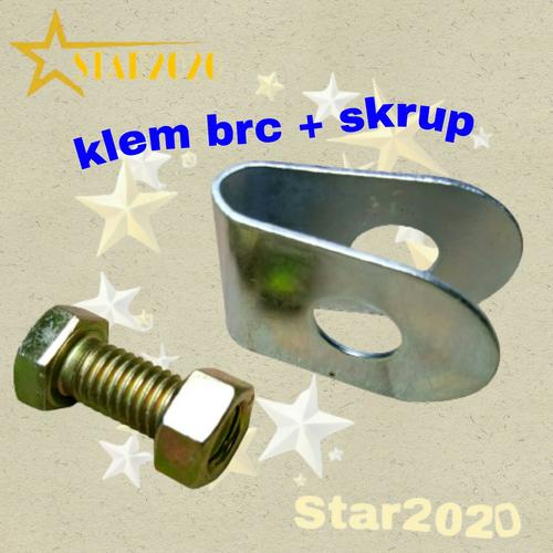 Jual klem brc klem grc pagar + baut - Jakarta Timur - star2020 | Tokopedia