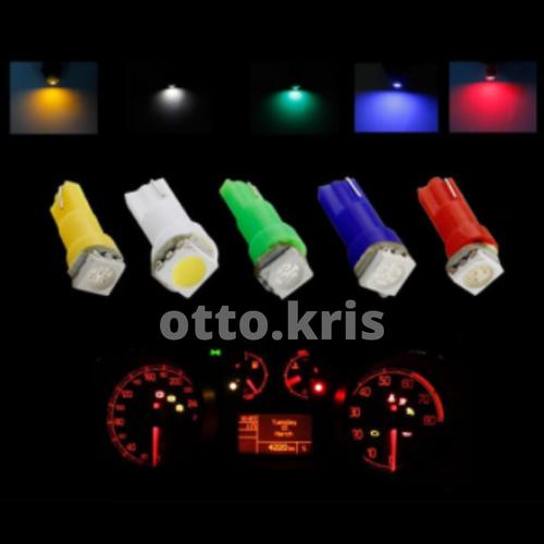 Jual Lampu LED T5 12V 0.2W untuk LAMPU Dashboard Mobil dan Motor ...