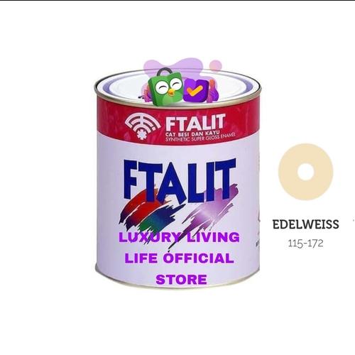 Jual Cat Minyak FTALIT 172 Edelweiss 1kg Cat kayu besi solvent kilap ...
