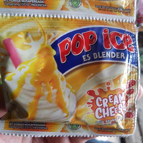 Jual POP ICE Cream cheese renceng isi 10 sachet - Kab. Bogor - pasar ...