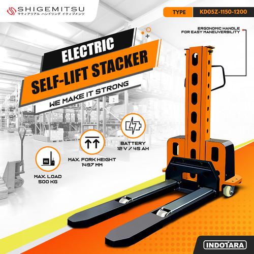 Promo SHIGEMITSU Electric Self-Lift Stacker KD05Z 1150 1200A Cicil 0% 3x - Kab. Tangerang - PT ...