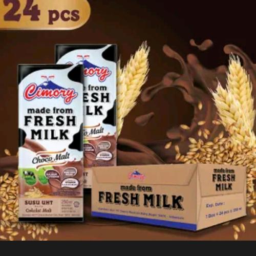 Jual susu UHT Cimory Choco malt 250ml 1dus isi 24pcs - Kota Tangerang ...